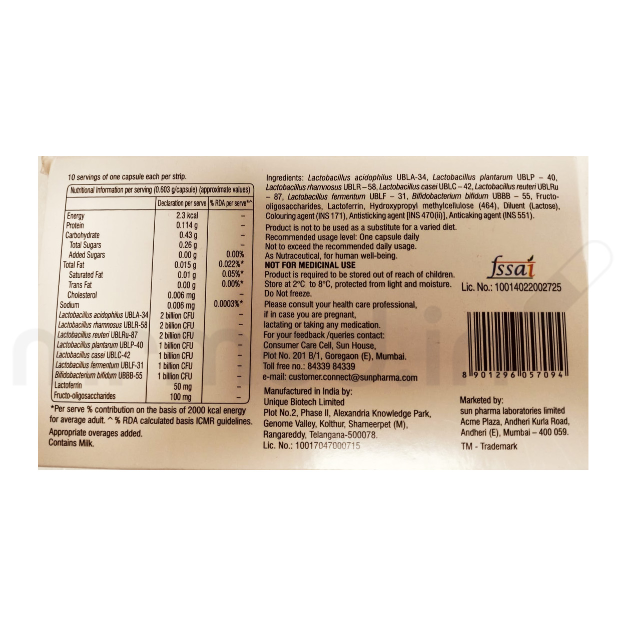 Buy Florita LL Capsule online: uses, dosage, and side effects
