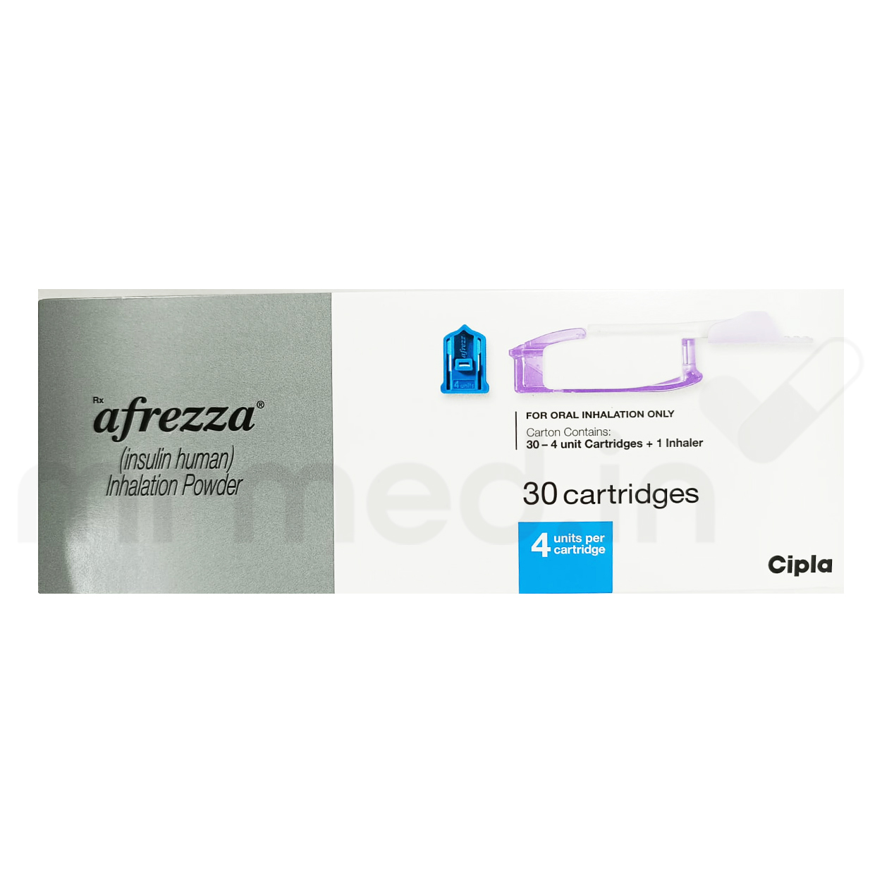 Afrezza 4IU Cartridge 30's (Inhaled Insulin): Price, Uses, Dosage | MrMed