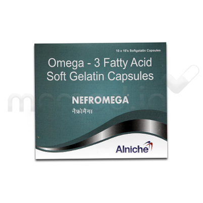 Buy NEFROMEGA CAPSULE Online: Uses, Price, Dosage, Instructions, Side ...