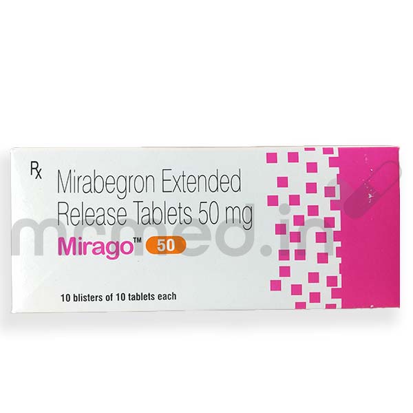 Buy MIRAGO S 50MG TABLET Online: Uses, Price, Dosage, Instructions ...