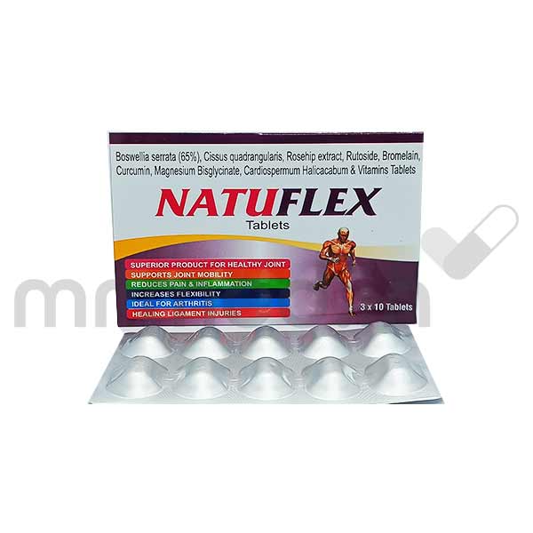 Buy Natuflex Tablet 10's Online: Uses, Price, Dosage, Instructions ...
