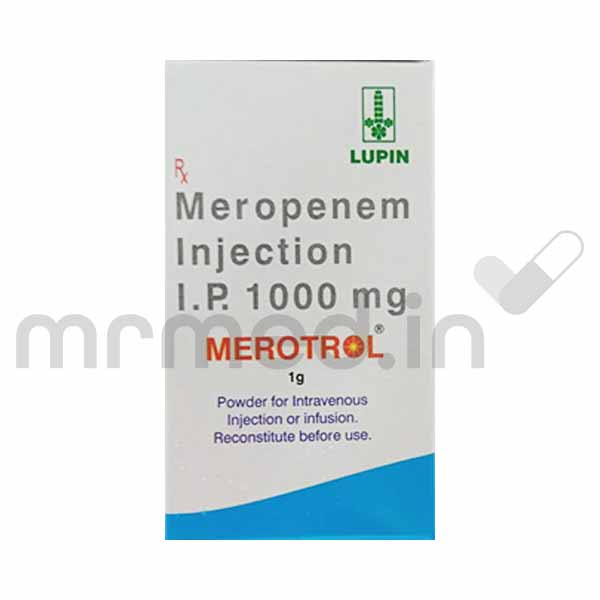 Buy Merotrol 1gm Injection Online: Uses, Price, Dosage, Instructions ...